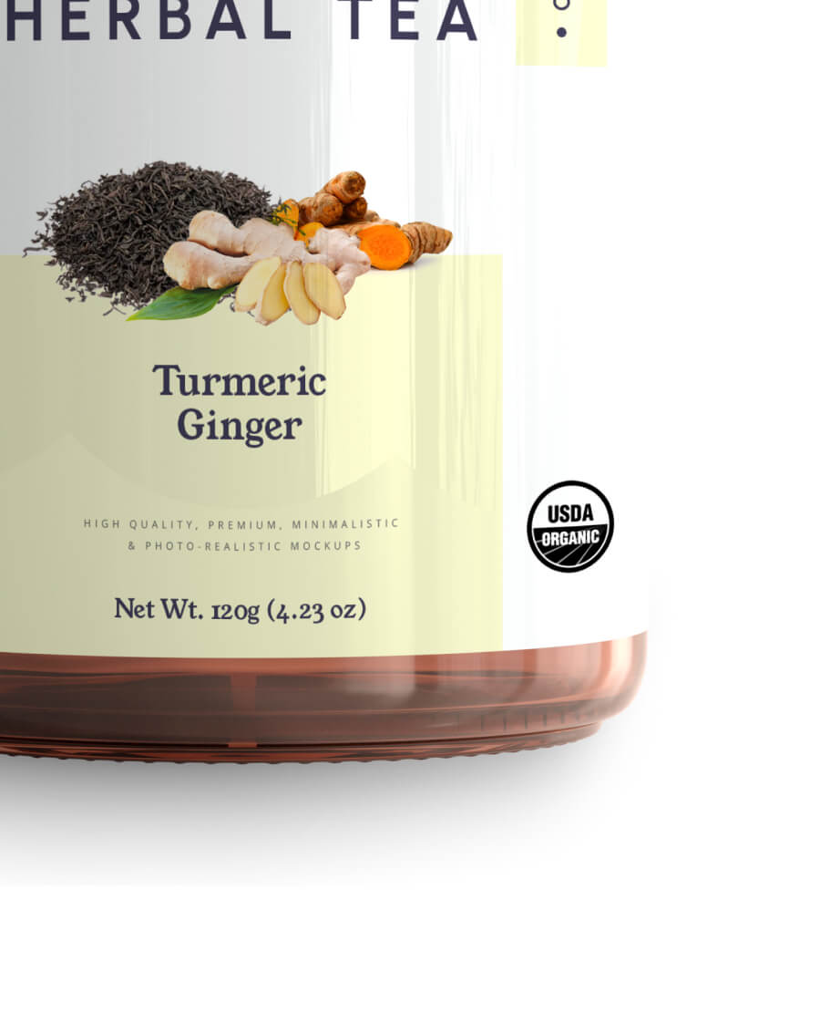 Turmeric Ginger Herbal Tea – Shroomerium